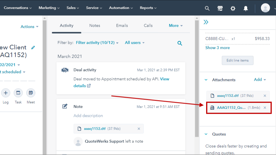 QuoteWerks HubSpot Integration | Connect Them Today